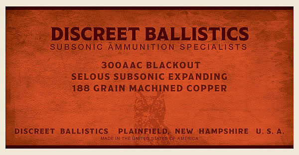 300 AAC Blackout Subsonic Hunting/Self Defense Load – 20 round sleeve ...